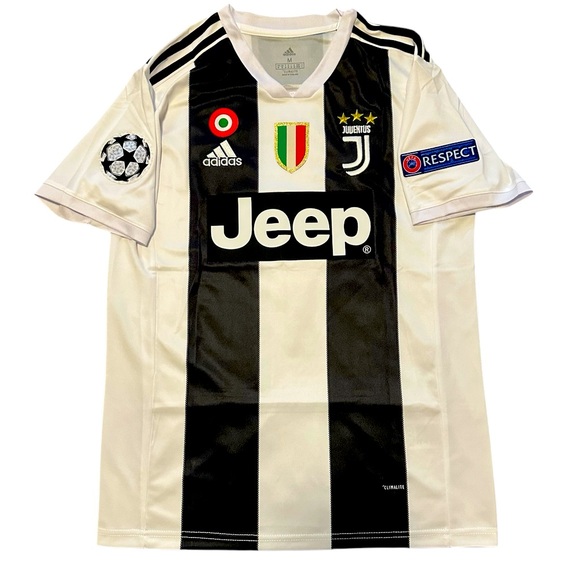 adidas | Shirts | 2819 Retro Juventus Home Kit Cristiano Ronaldo Cr7 ...